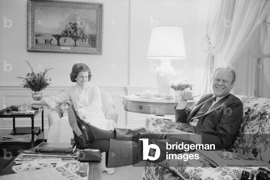 Image of President Gerald Ford and First Lady Betty Ford in the by ...