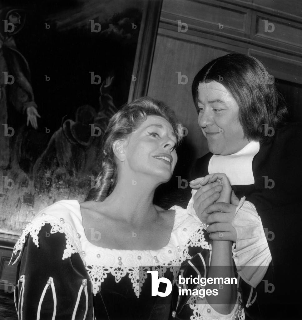 Image of Madeleine Robinson (Elmire) and Francis Blanche (Tartuffe ...