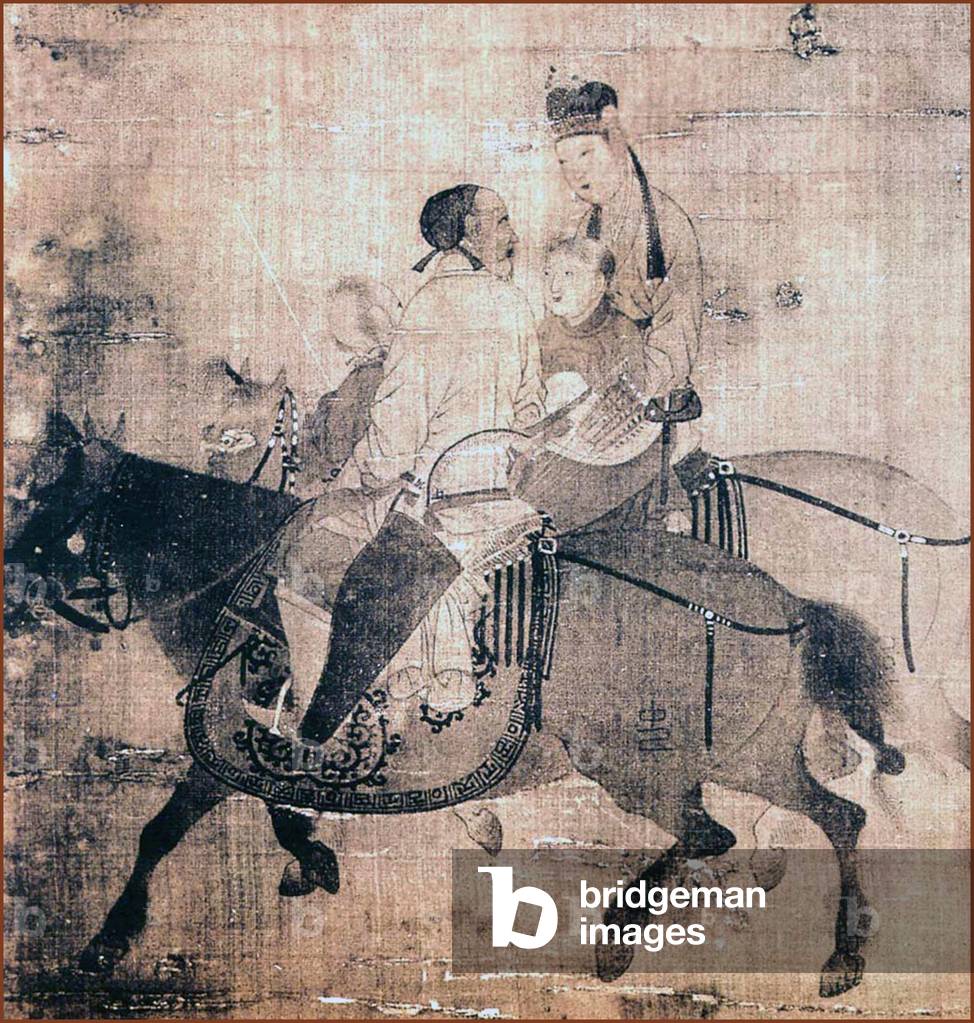 Image of China: Anonymous painting of Cai Wenji and her Xiongnu husband