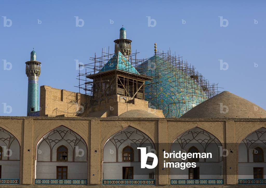 Image of The Shah mosque on Naghsh-i Jahan square, Isfahan province ...