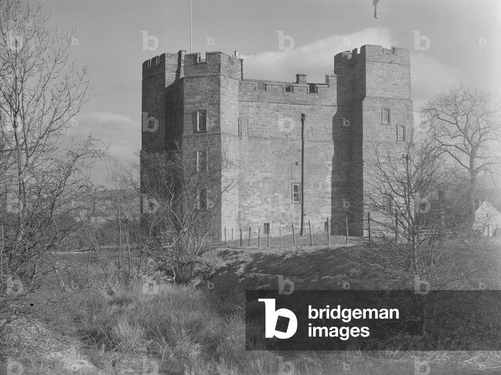 Image of A view of Dacre Castle near Penrith, 1930s-60s (b/w photo) by ...