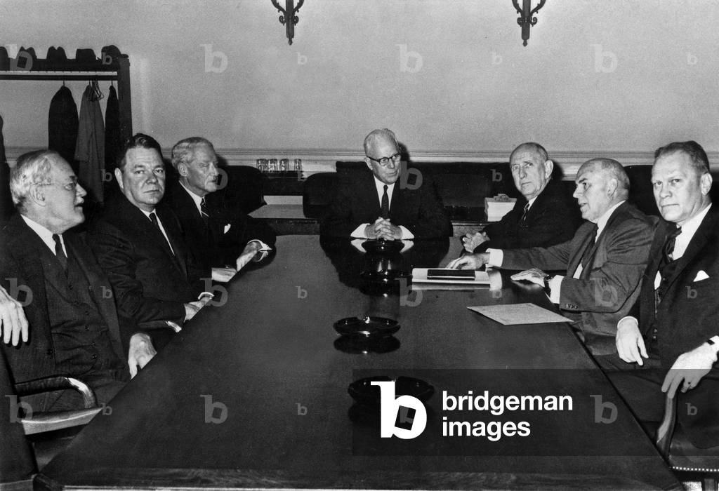 Image of Members of the special presidential commission to investigate ...