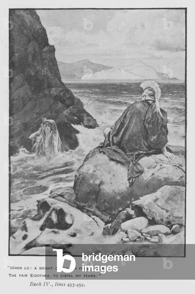 Image of Illustration for Pope's Odyssey of Homer (litho) by Paget ...