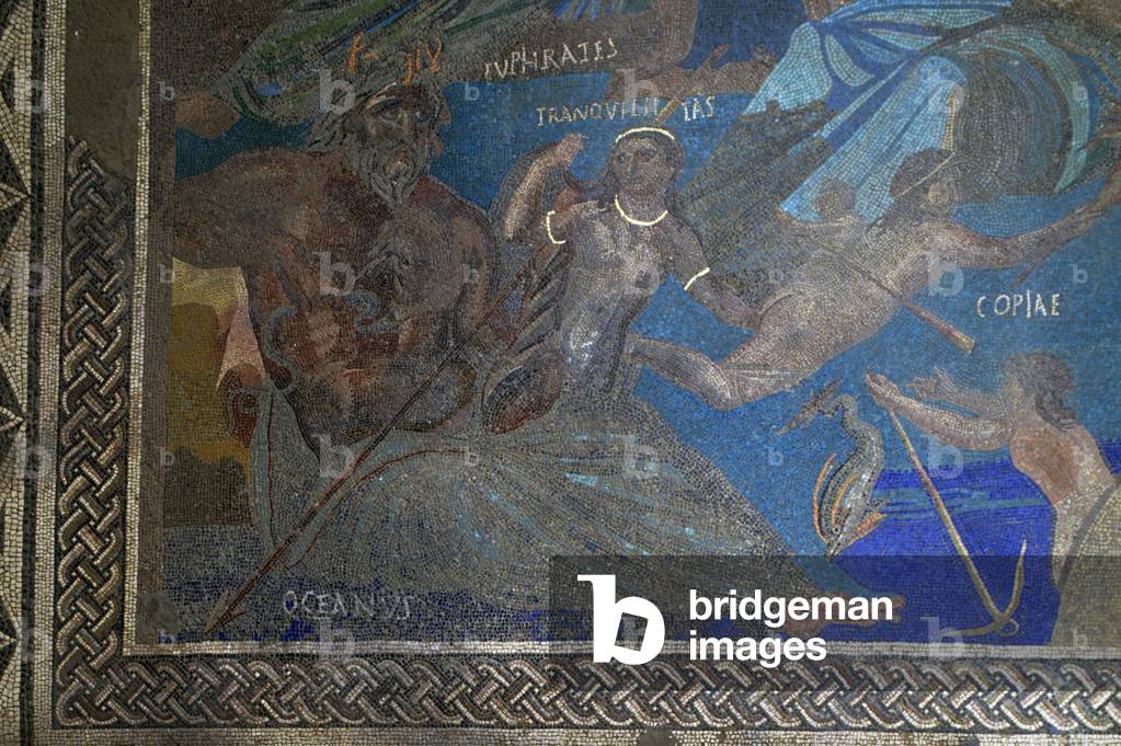 Image of Personification of Oceanus, detail from the Cosmological ...