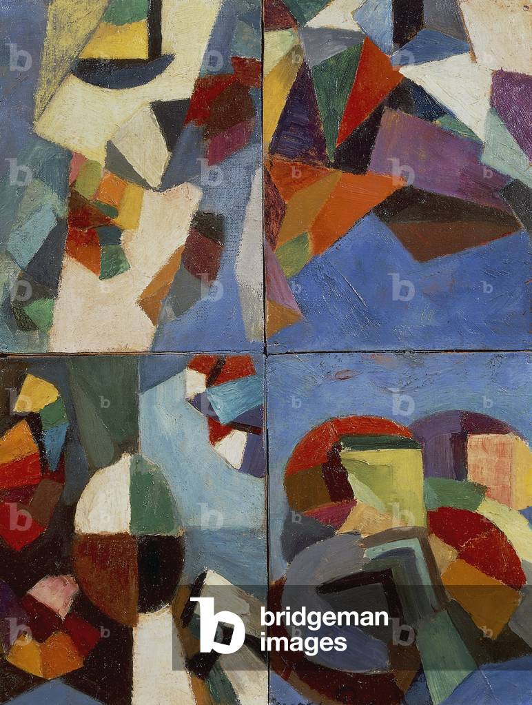 Image of Four part synchromy, Number 7, 1914-1915, by Morgan Russell ...
