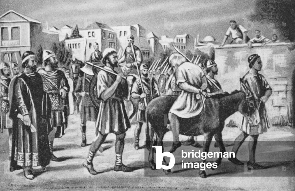 Image of The Execution of the Patriarch Constantine (litho) by ...