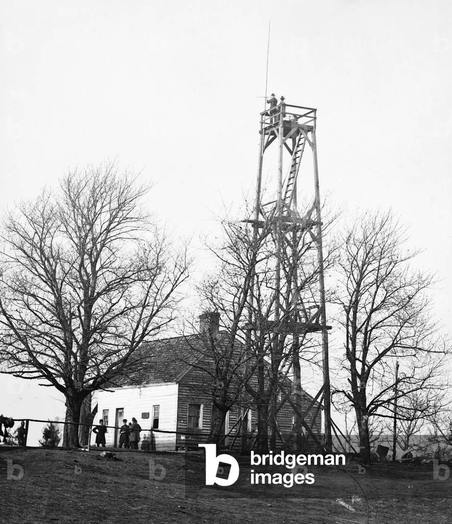 Image of CIVIL WAR: SIGNAL TOWER Signal tower at 14th New York's