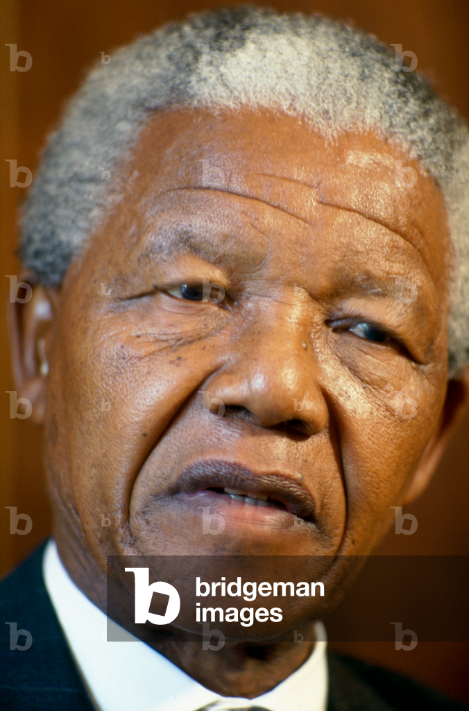 Image of Nelson Mandela in Houghton in 1994 (photo)