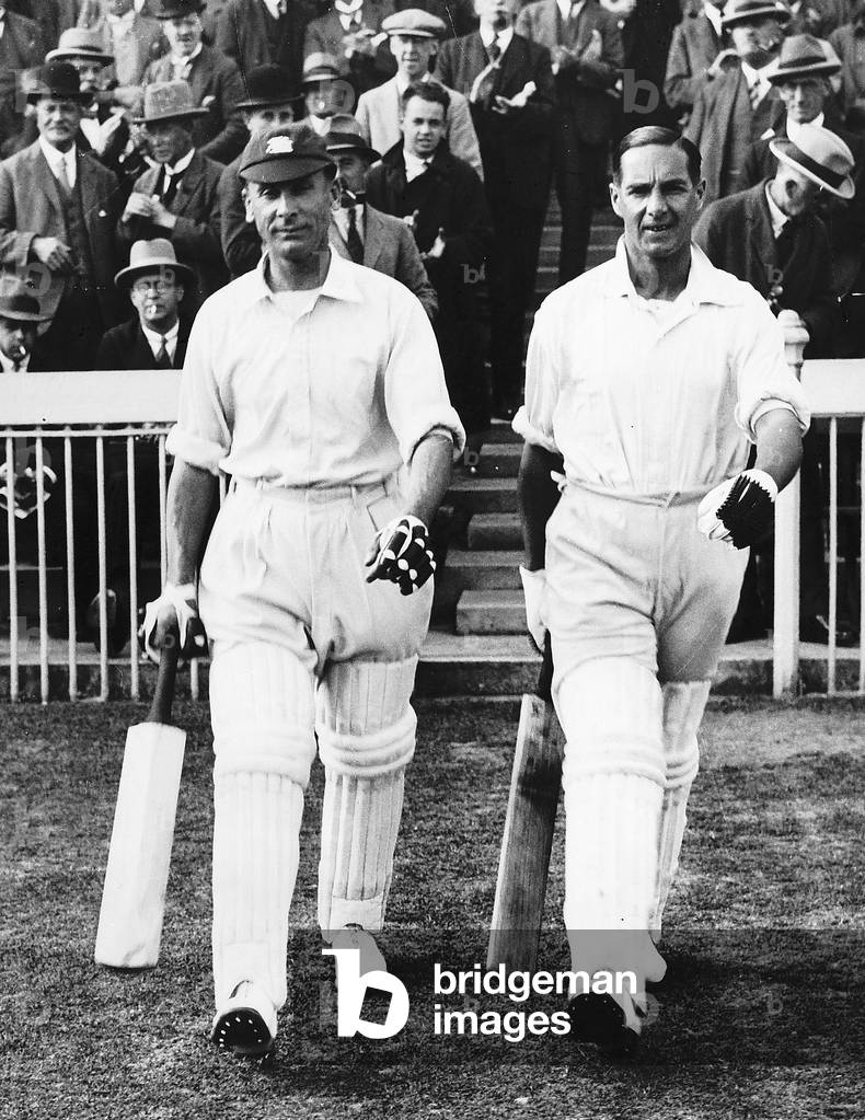 Image of Herbert Sutcliffe with Jack Hobbs England Famous opening ...