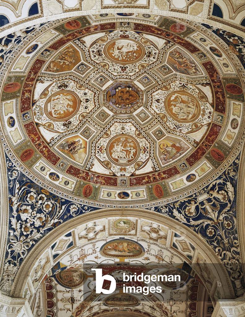 Image of Dome, Loggia of Raphael, with stucco by Giovanni da Udine