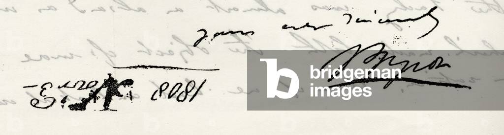 Image of Lord Byron - Letter