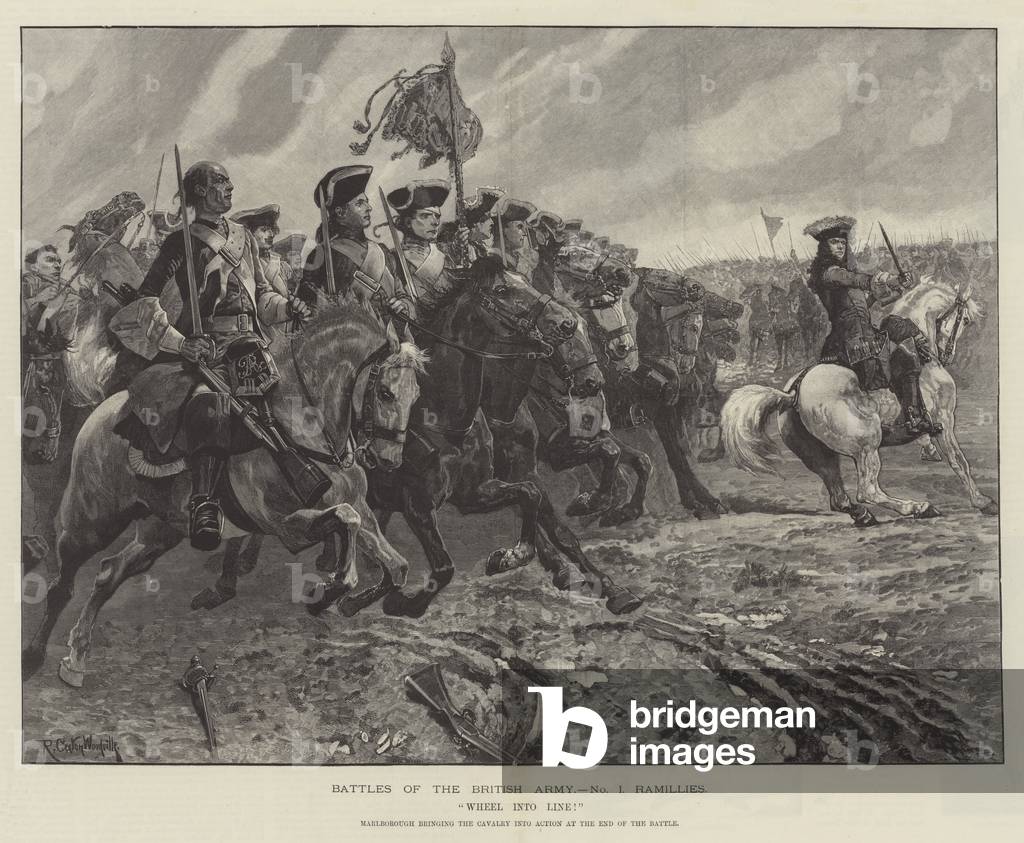 Image of Battles of the British Army, Ramillies (engraving) by ...