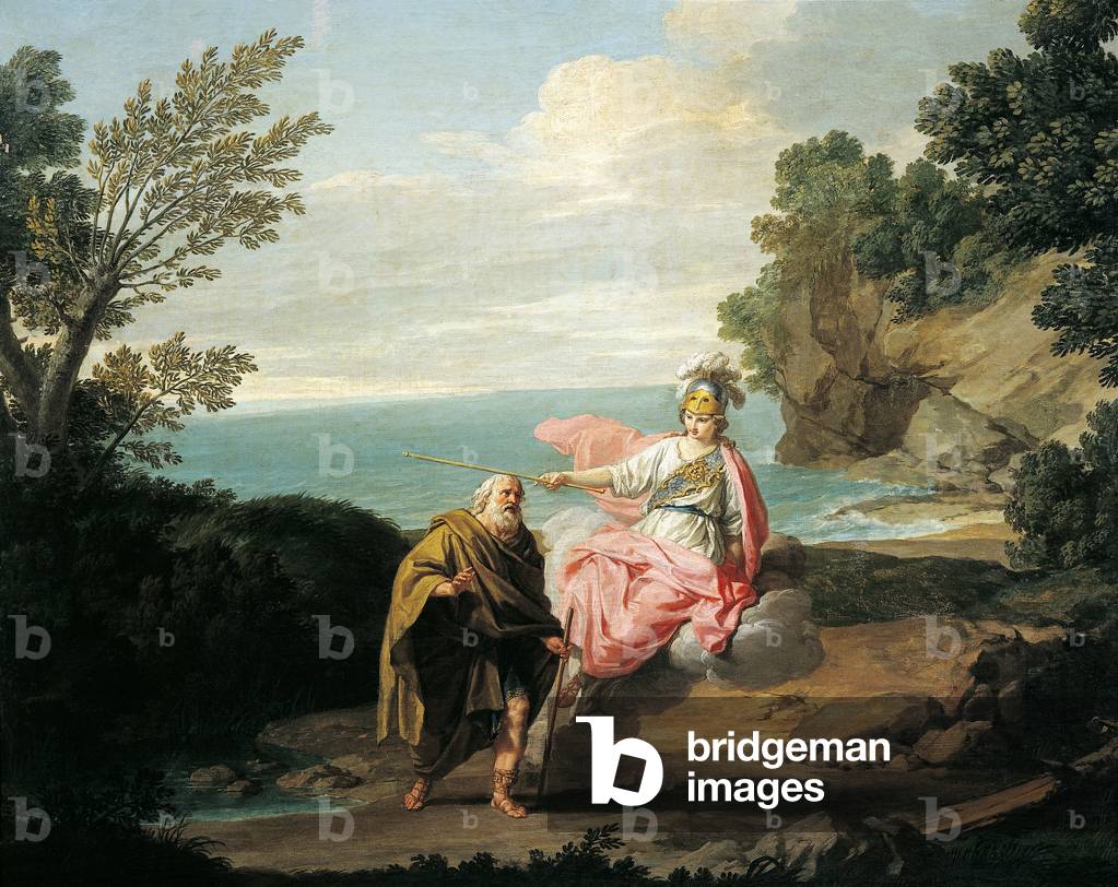 Image of Ulysses transformed by Athena into beggar, 1775, by Giuseppe ...
