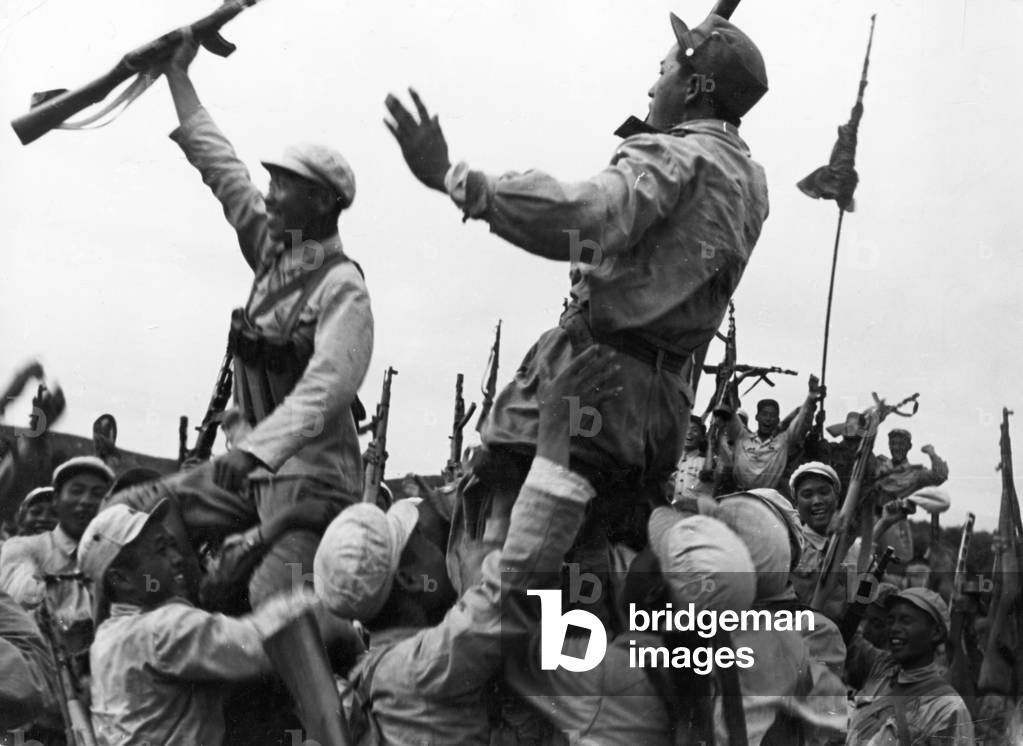 Image of Korean War. Units of the Korean People's Army and the