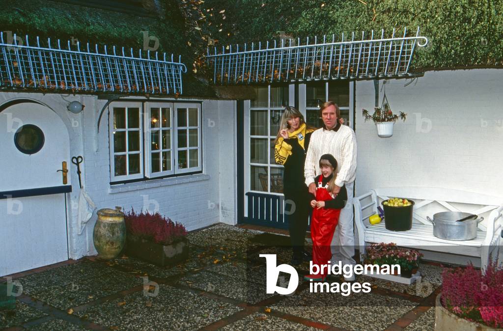 Image of German football player Guenter Netzer with his wife Elvira and