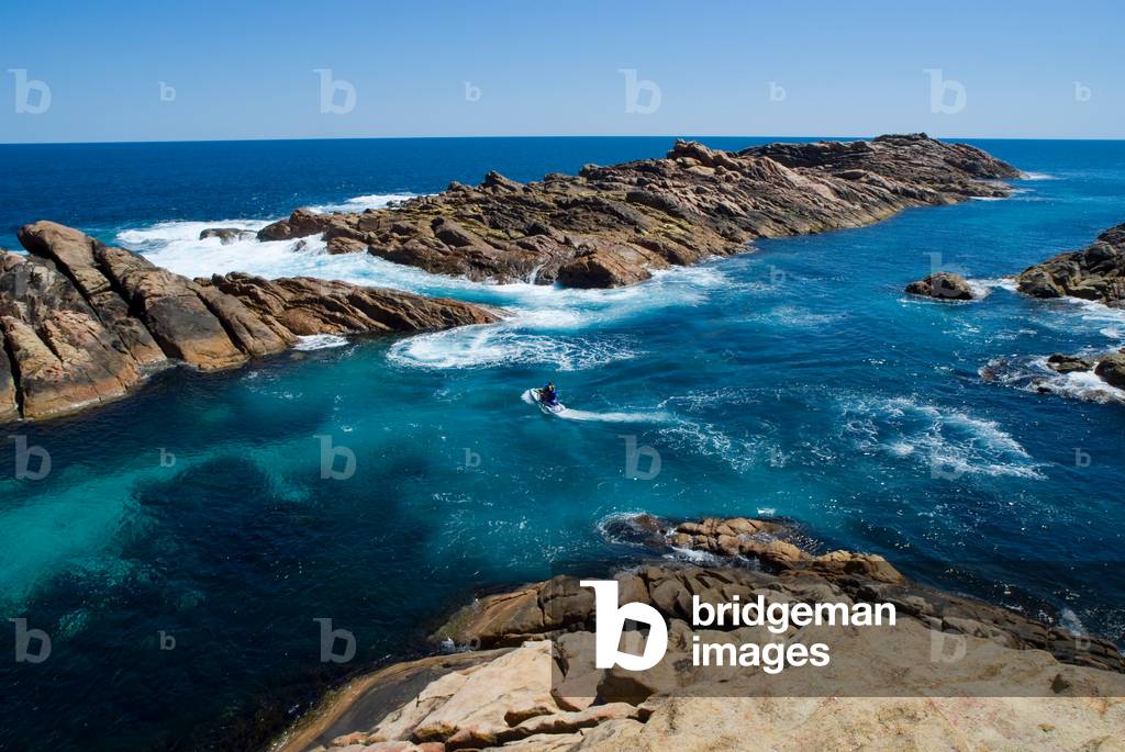 Image of Gneiss (metamorphic granite) marine rock formations on Indian ...
