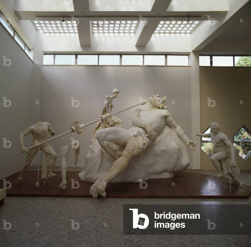 Image of Reconstruction of Polyphemus Group, or Ulysses blinding ...