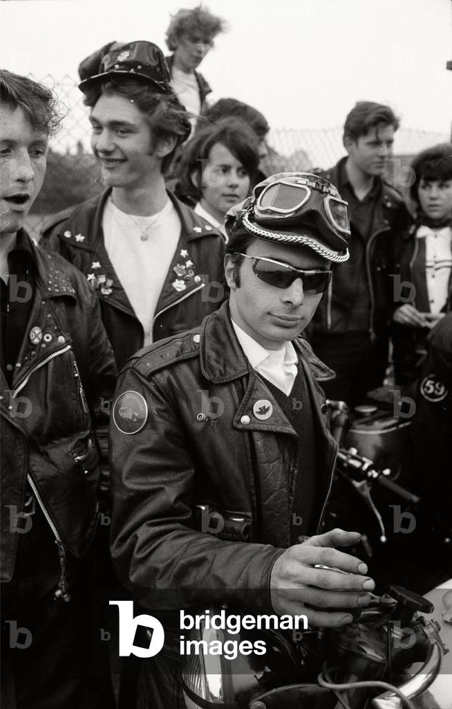 Image of Members of Motorcycle Club 'The Scorpions' in the London Suburbs,
