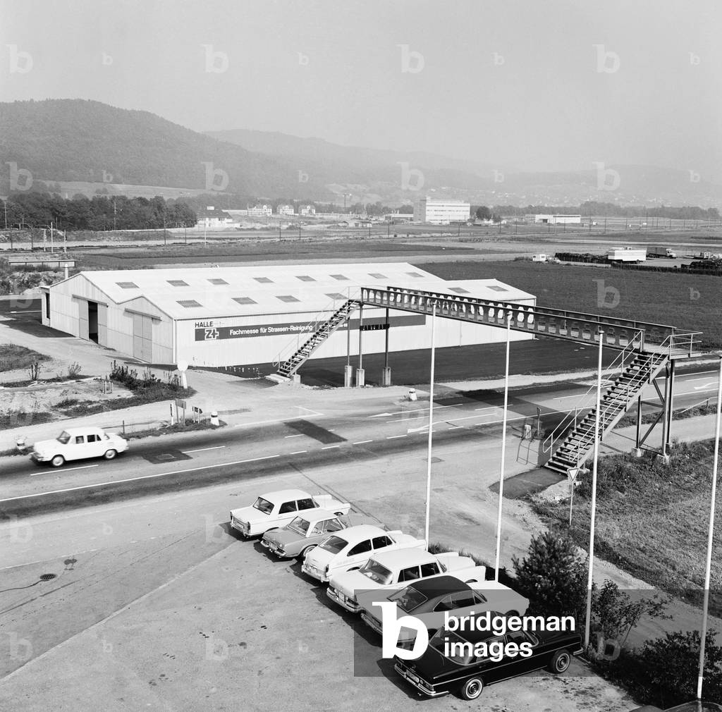 Switzerland Spreitenbach Zurich-Gate, 1968 (b/w photo) by