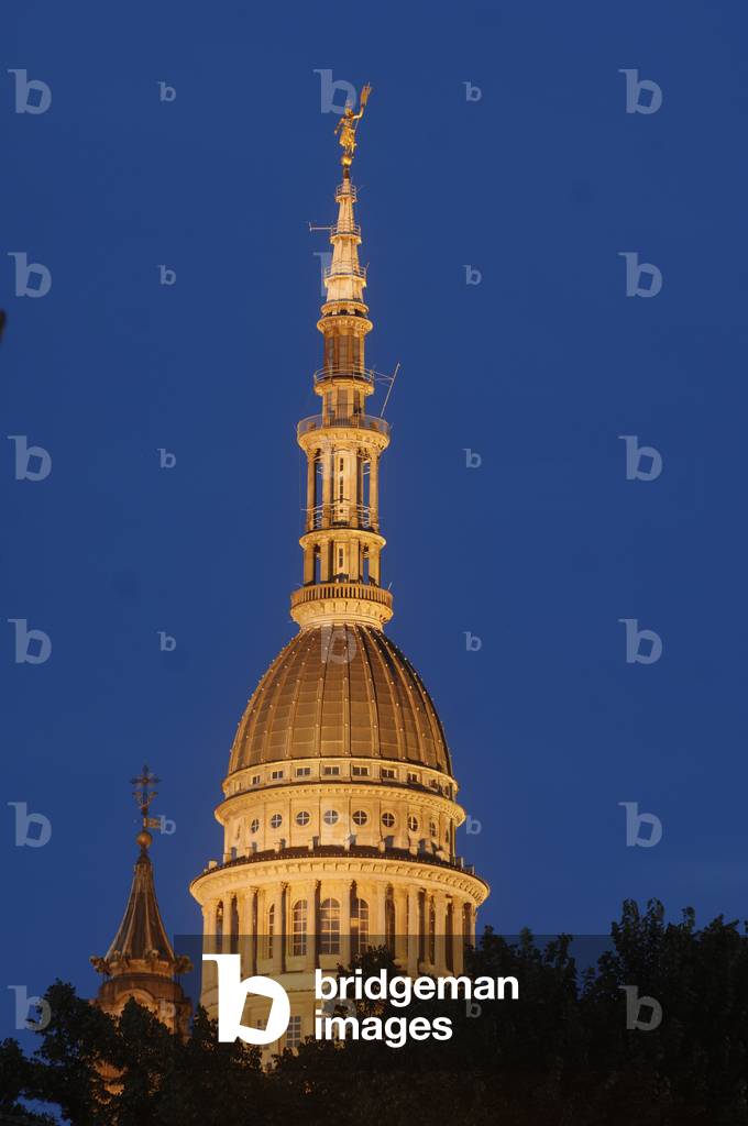 Image of Cupola (1841-1878) of Basilica of San Gaudenzio, architect ...