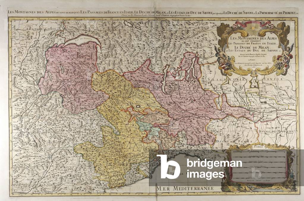 Image of Duchy of Milan and States, Duchy of Savoy, Map by