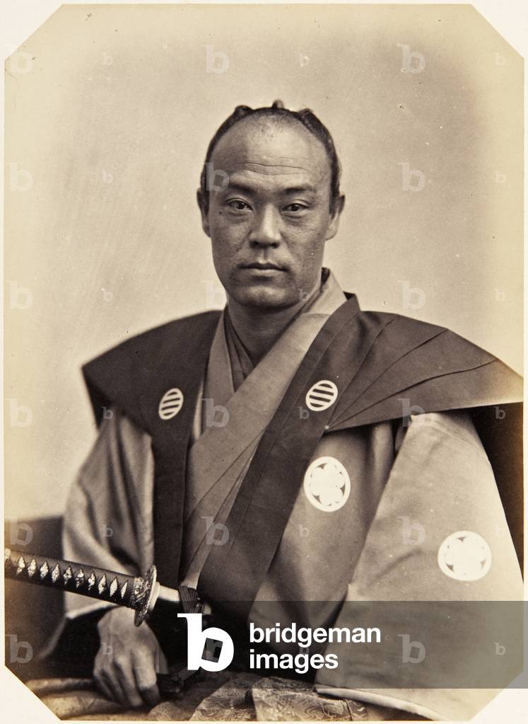 Portrait of a thirty–four–year–old Japanese man named Saitō Jirōtarō, a ...