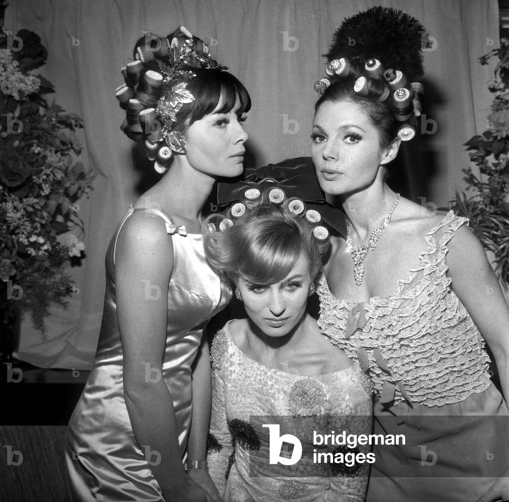 Image of Hairstyles Created By Serge Simon December 16, 1963 (b/w photo)