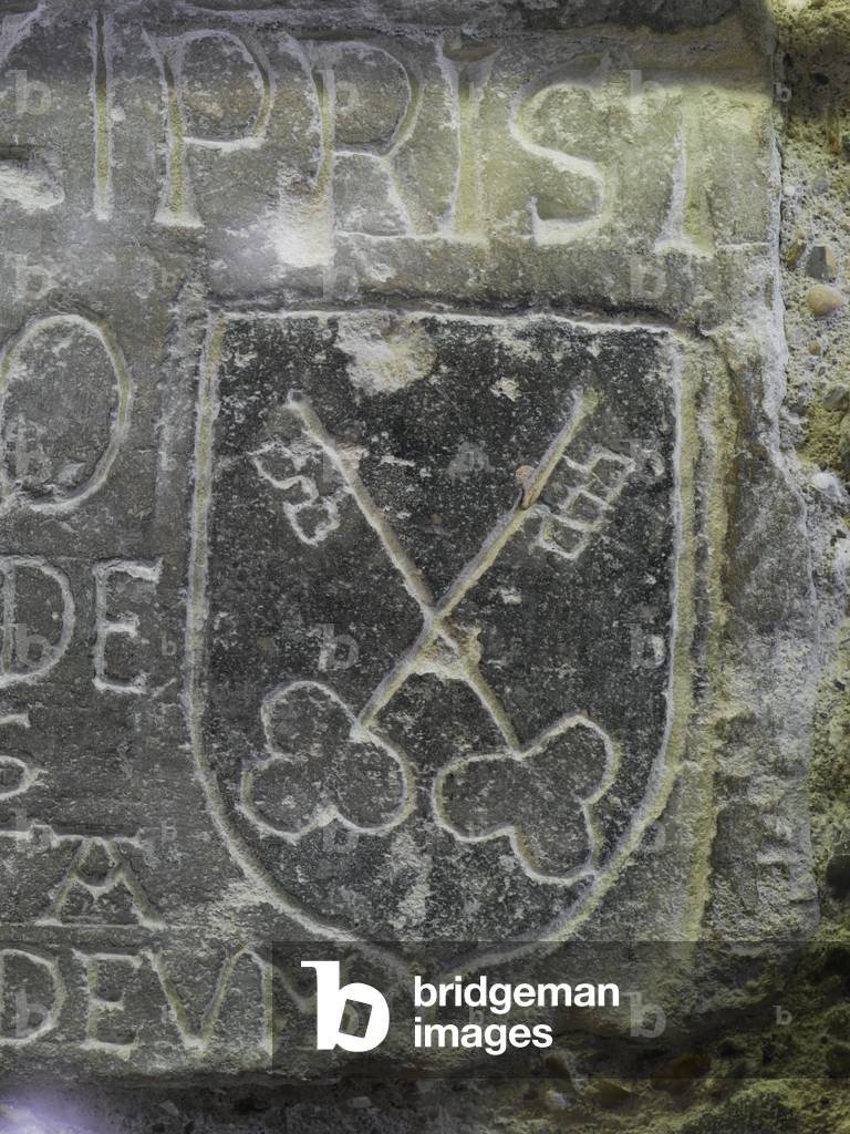 Image of The Martin Tower, Inscription carved into the ground floor ...