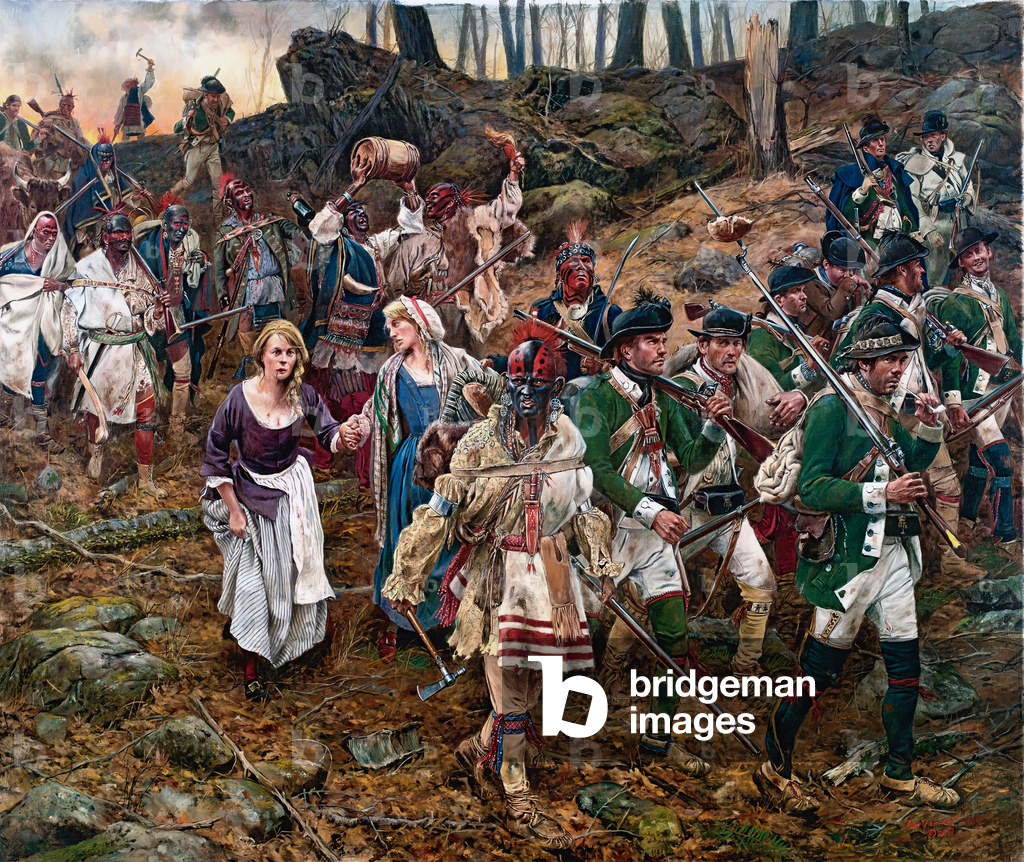Image of American Revolution, Wolves of the Mohawk Valley, 2019 (oil on ...