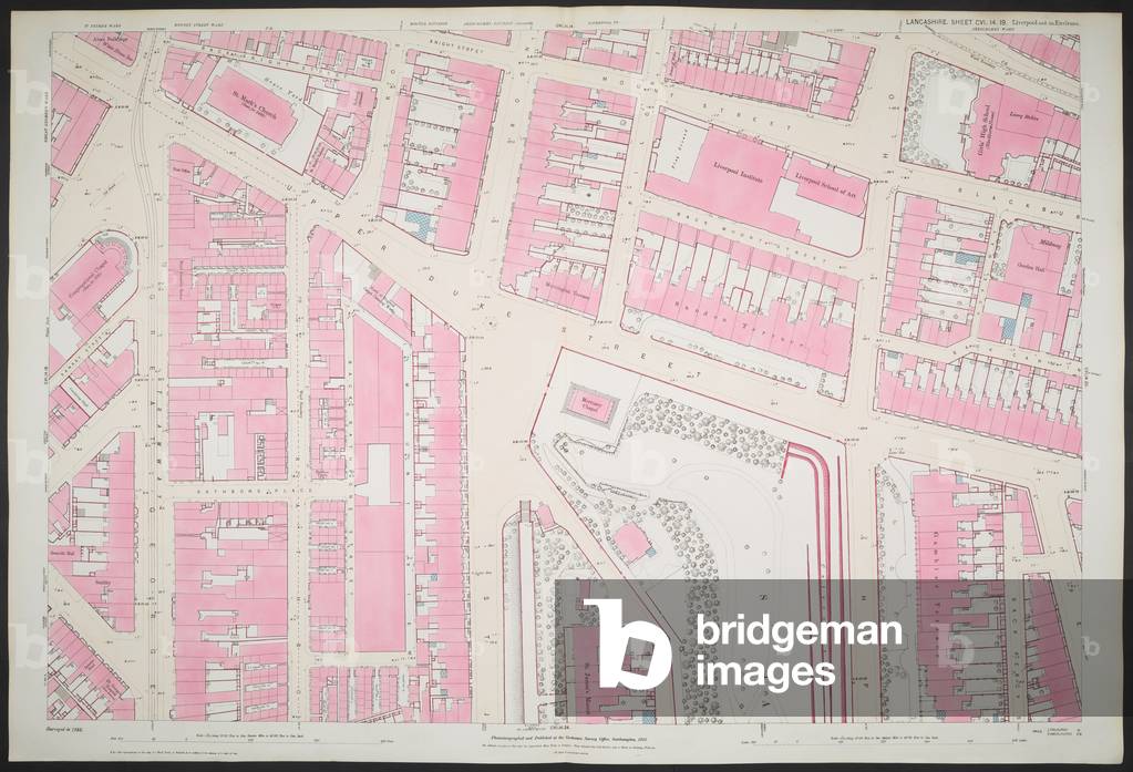 Image of OS combined map - O.S.T.225 CVI.14.19 Liverpool 1:500 surveyed ...