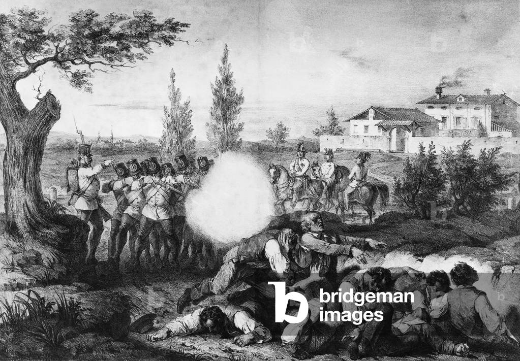 Image of The massacre of the Cignoli family in Torricella Verzate, near