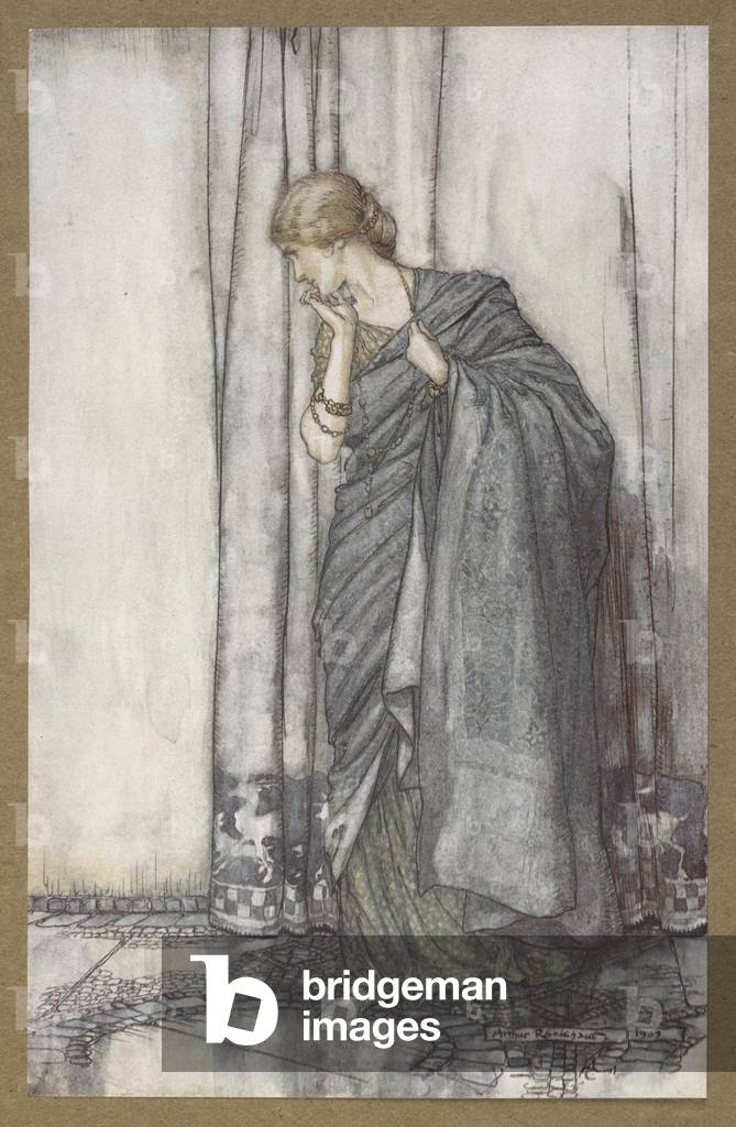 Image of Helena'. A scene from 'A Midsummer Night's Dream. by Rackham ...