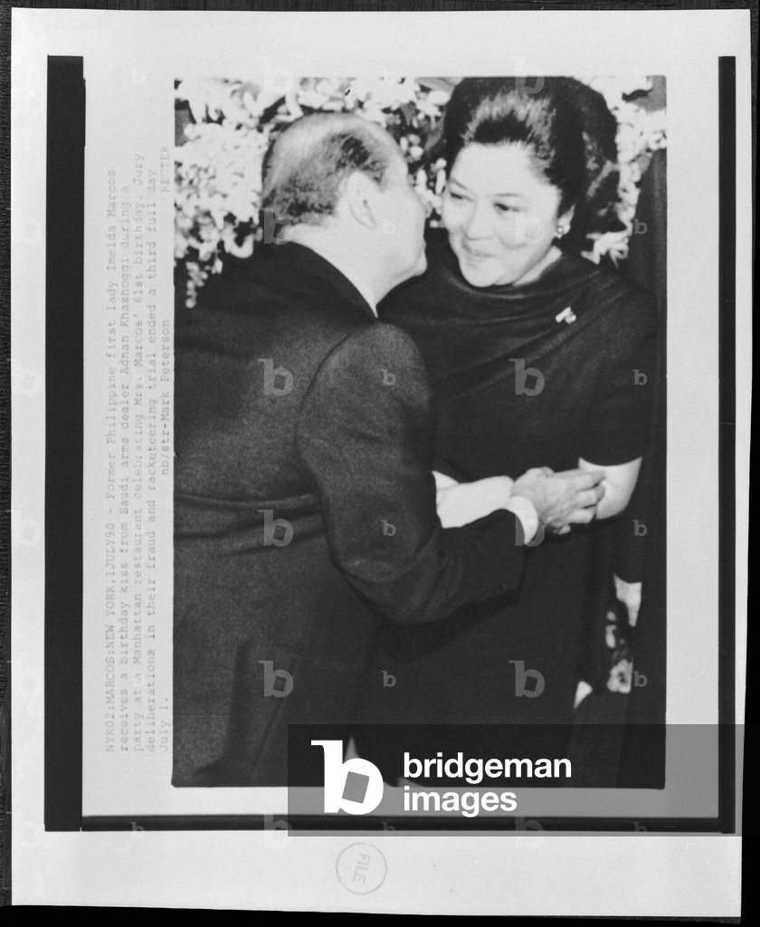 Image of former philippine first lady Imelda Marcos receives a birthday ...