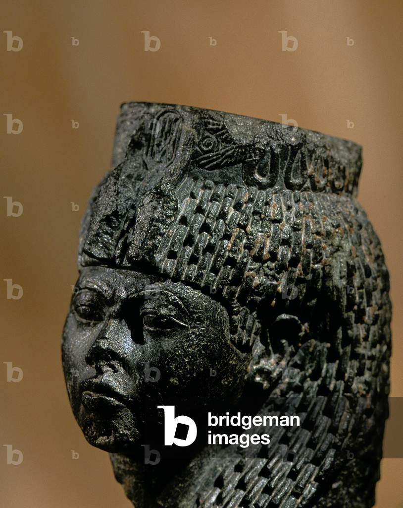 Image of Portrait stone carving of Queen Tiye; Wife of Amenhotep III, by Garrett, Kenneth