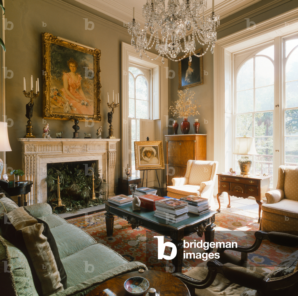 Image of Sitting Room of Mercer Williams House, Savannah, former home ...