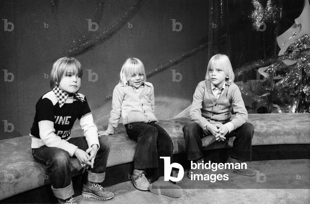 Image of Anthony, son of Adamo and the 2 sons of Claude