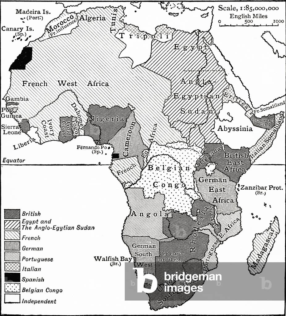 Africa Imperialism Map