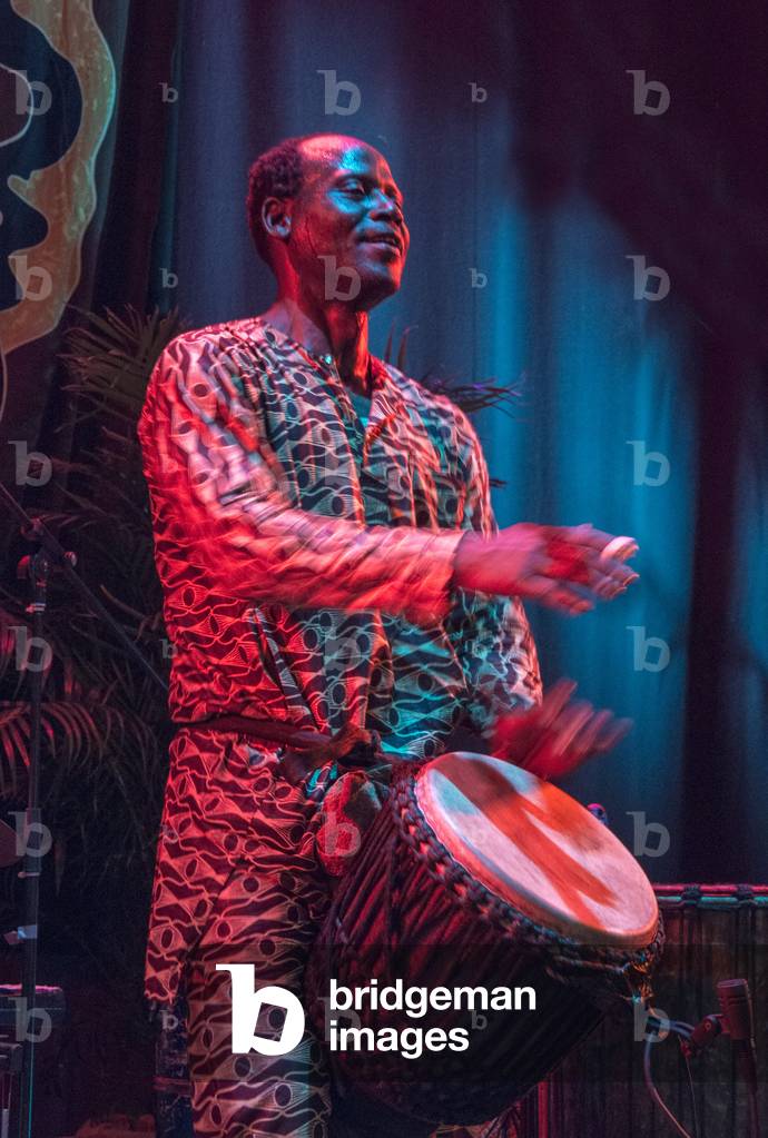 Image of African djembe player