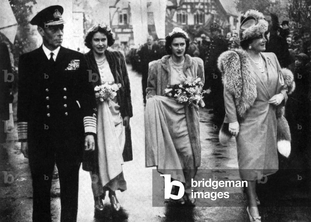 Image of Wedding of Lady Patricia Mountbatten and Lord Brabourne at Romsey