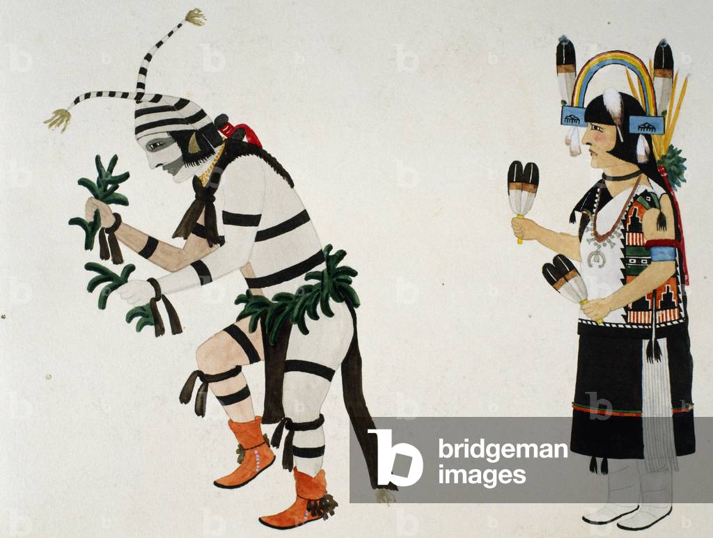 Image of Kasha Rainbow Dance (Indian Dances 1-20) ca. 1925 Alfonso Roybal