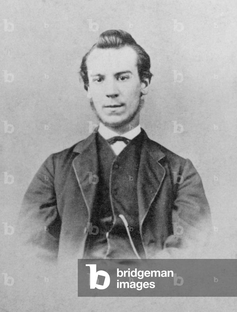 Image of Alexander Graham Bell at the age of 18, c.1870 (b/w