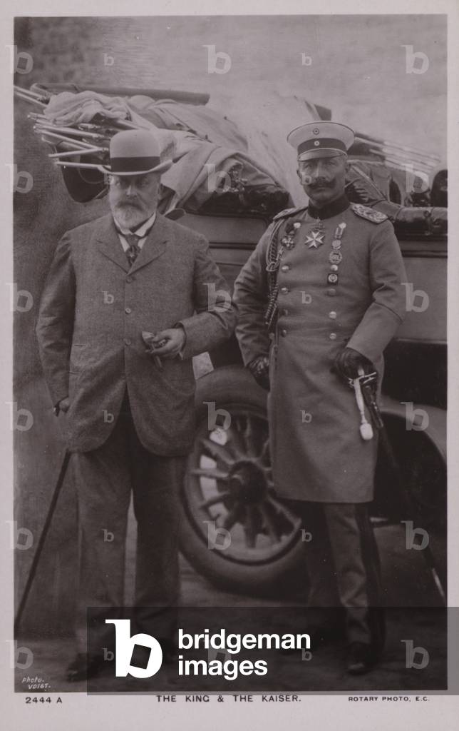 Image of King Edward VII, Kaiser Wilhelm II (b/w photo) by English ...