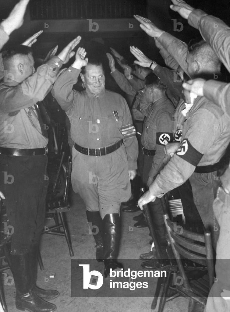 Image of Hermann Goering in the Buergerbraeukeller, 1935