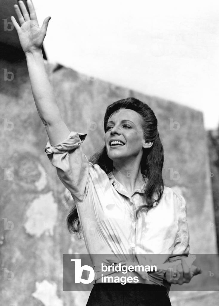 Image of Actress Signe Hasso, 1950 (b/w photo)