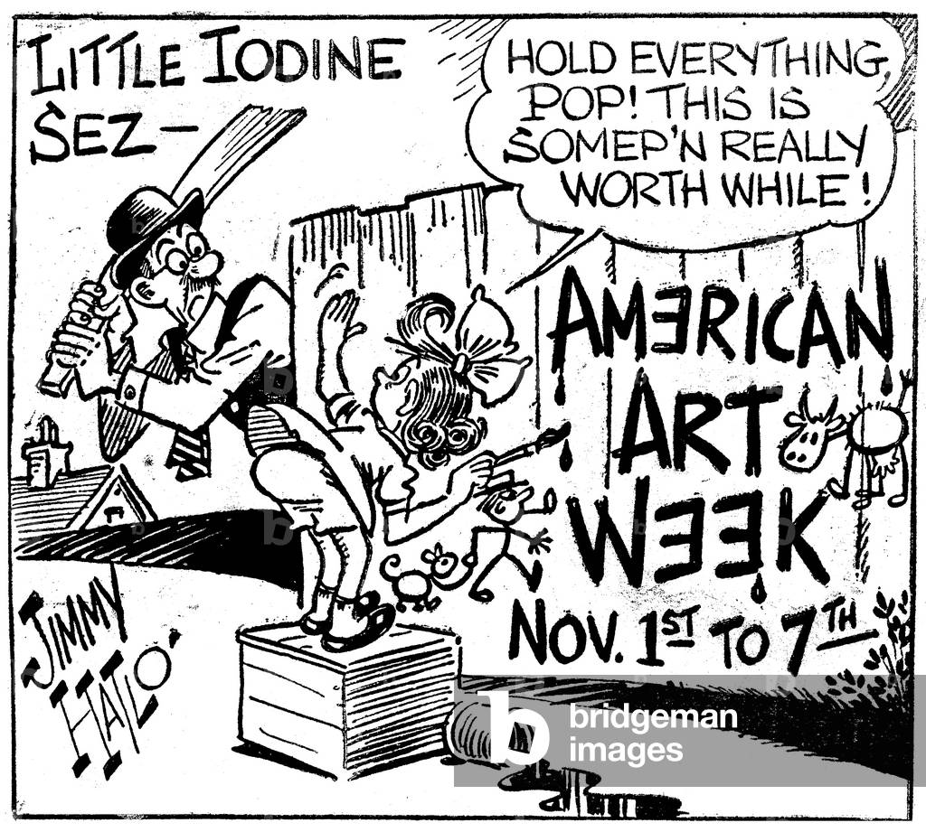 Image of CARTOON: LITTLE IODINE Panel from the comic strip, 'Little ...