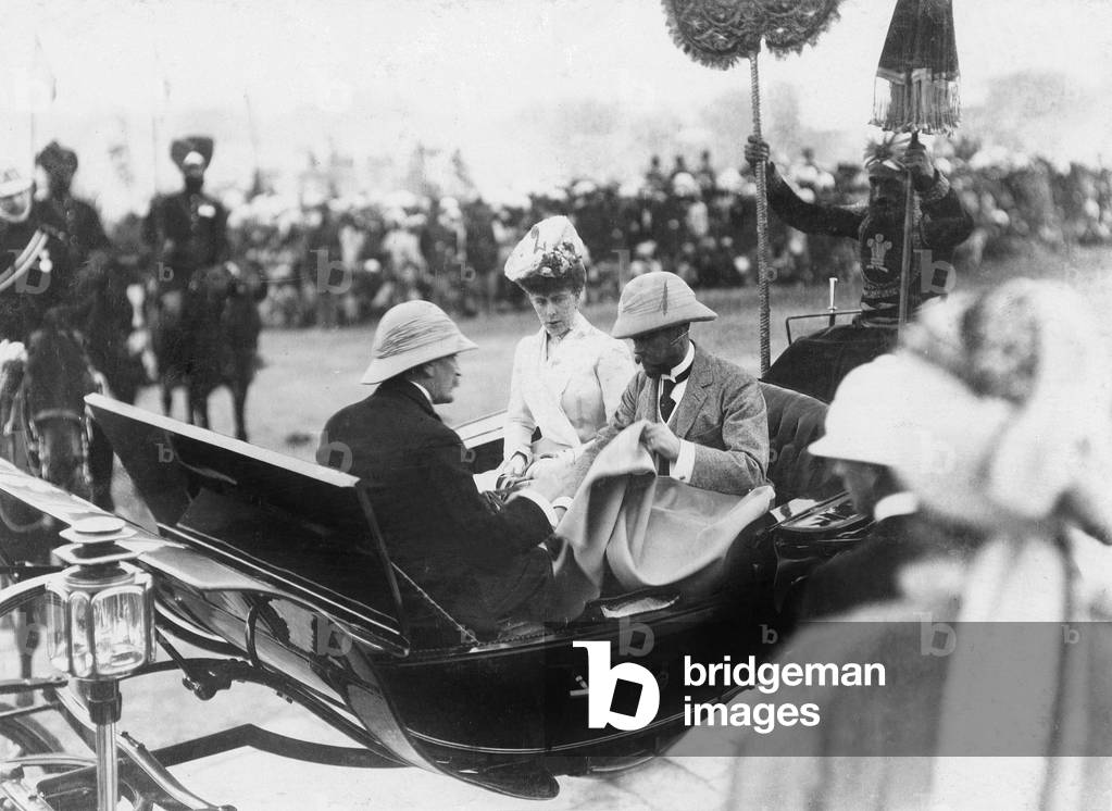 Image of The Prince of Wales and his wife in India, 1906