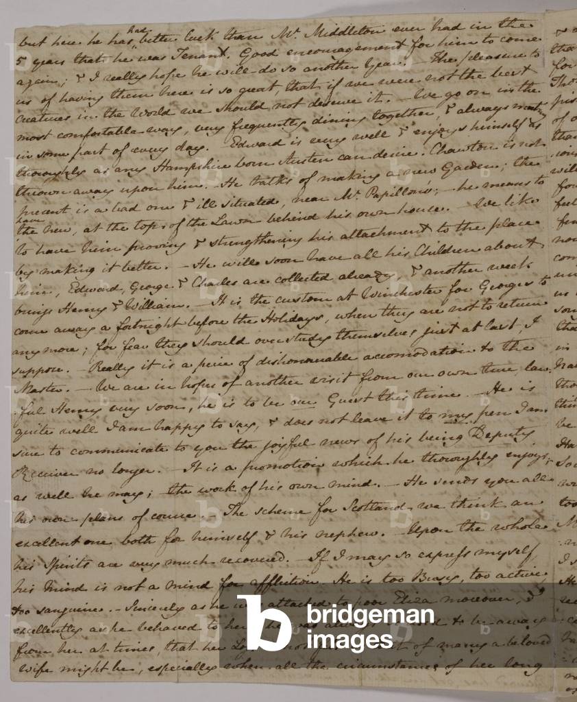 Image of Letter from Jane Austen to her brother Frank, 3 July by Austen ...