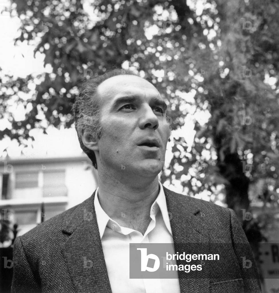 Image of Michel Piccoli on April 18, 1968 on Set of Film