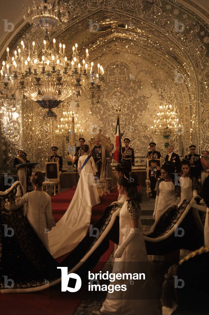 The coronation of the last Shah of Persia Muhammad Reza Pahlavi ...