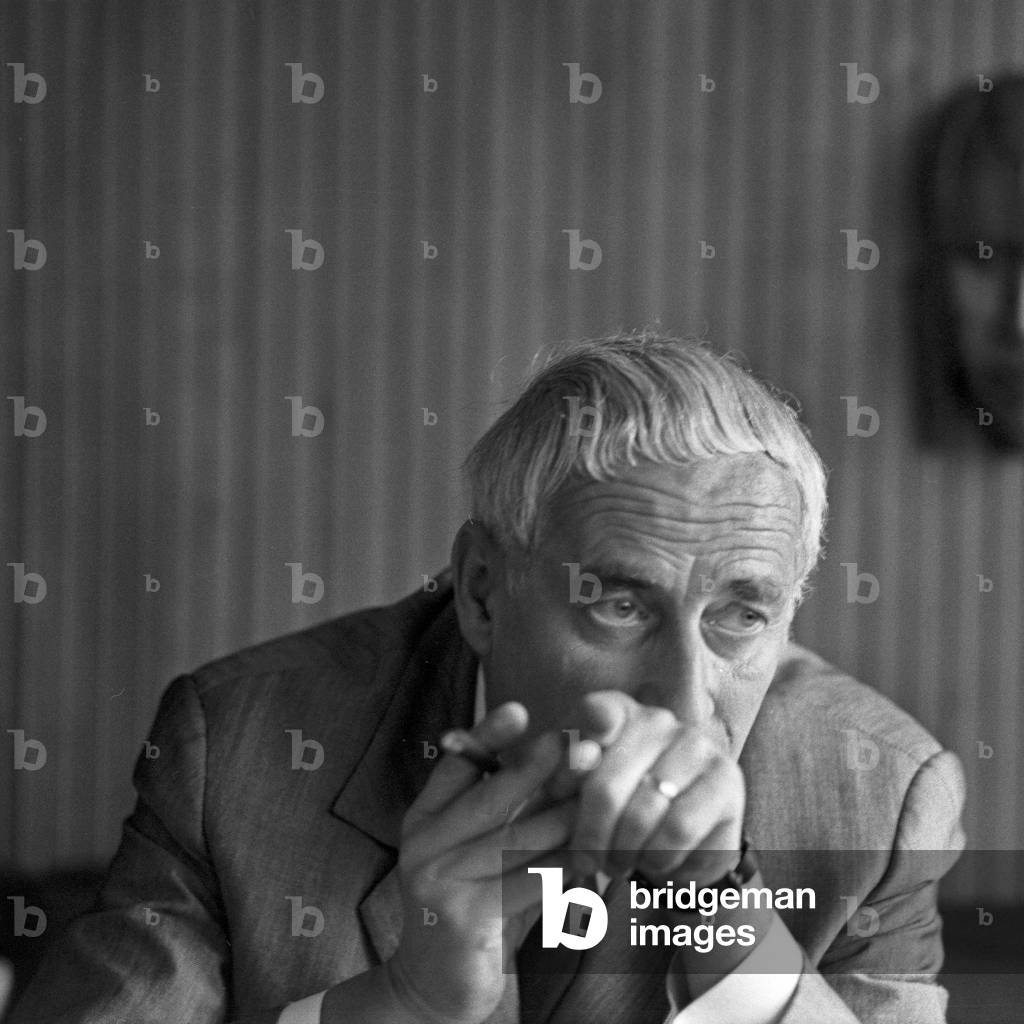 Image of German physicist, author and TV journalist Heinz Haber ...